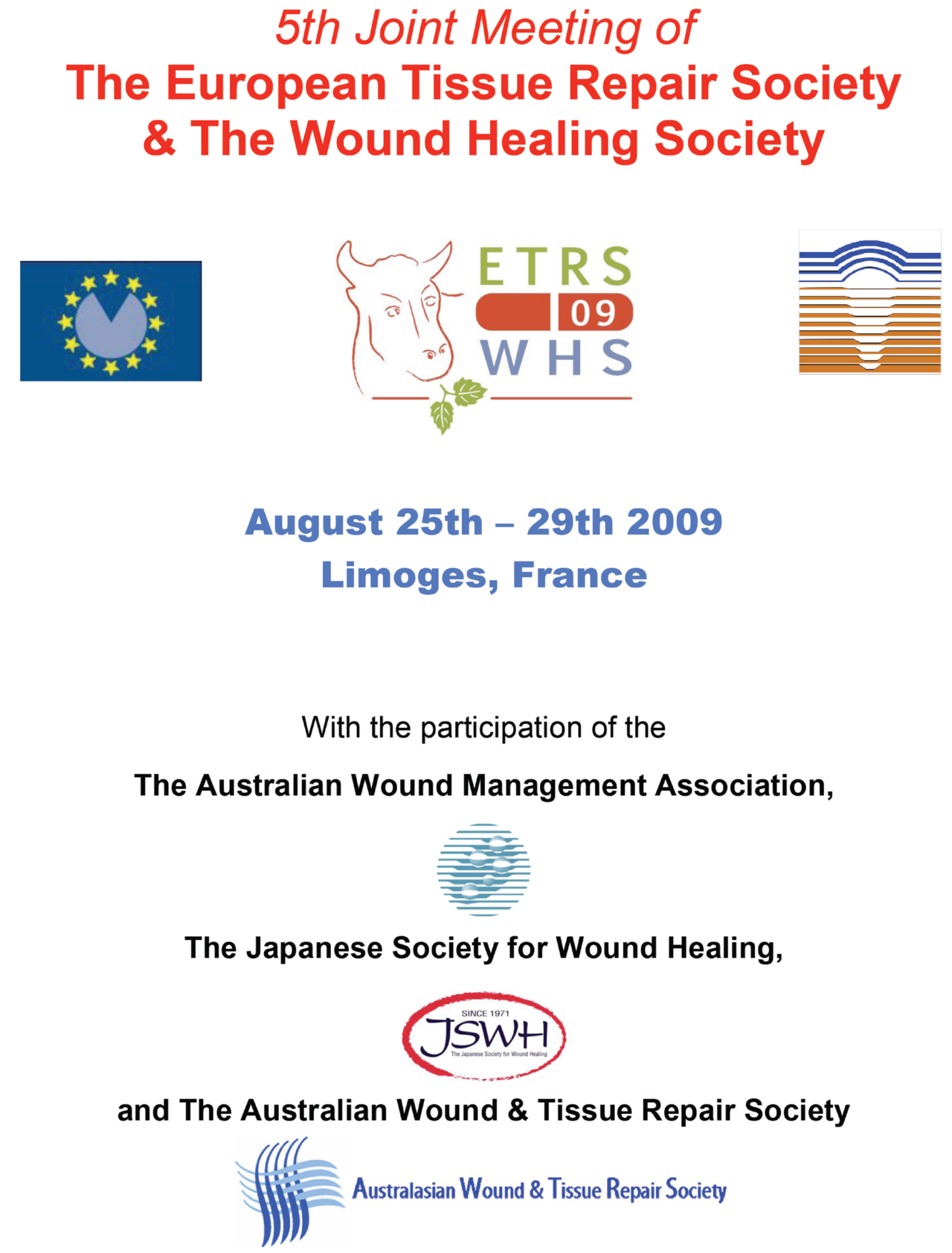 Past Meetings | European Tissue Repair Society | ETRS